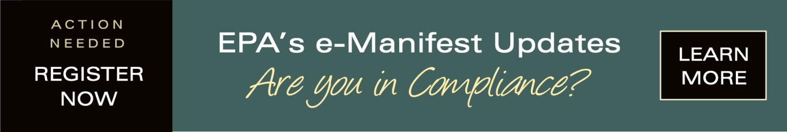 Hazardous Waste Reporting – EPA | CRE, Commodity Resource ...